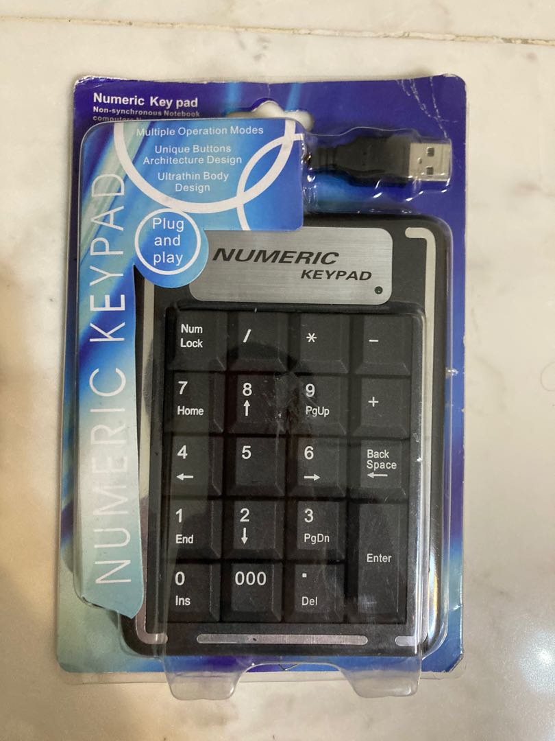 Numeric Keypad (with original package cover), Computers & Tech, Parts & Accessories, Computer ...