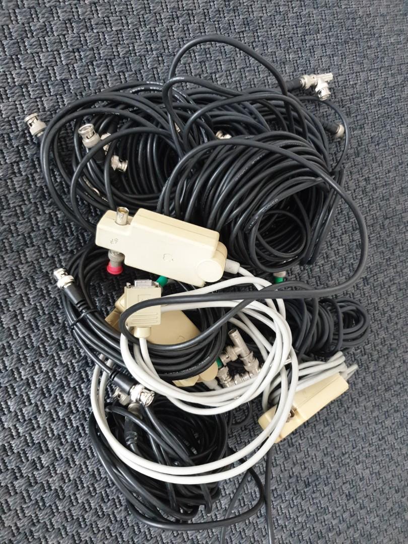 Old school coaxial ethernet cables and adaptors!, Computers & Tech ...