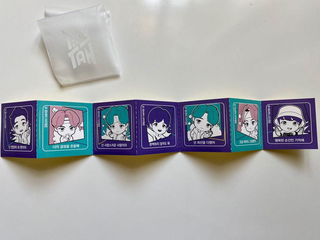 Original Tiny Tan BTS sticker, Luxury, Accessories on Carousell