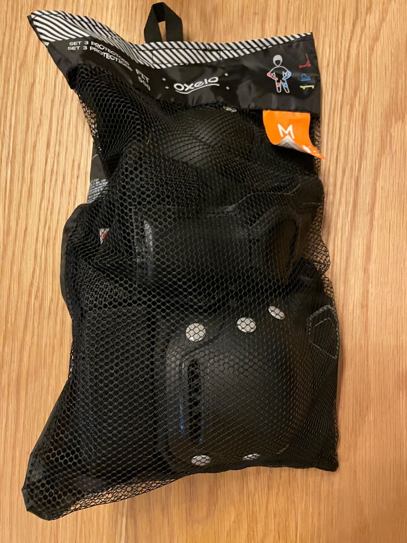 Oxelo Decathlon set 3 protectors knee elbow wrist, Sports Equipment ...