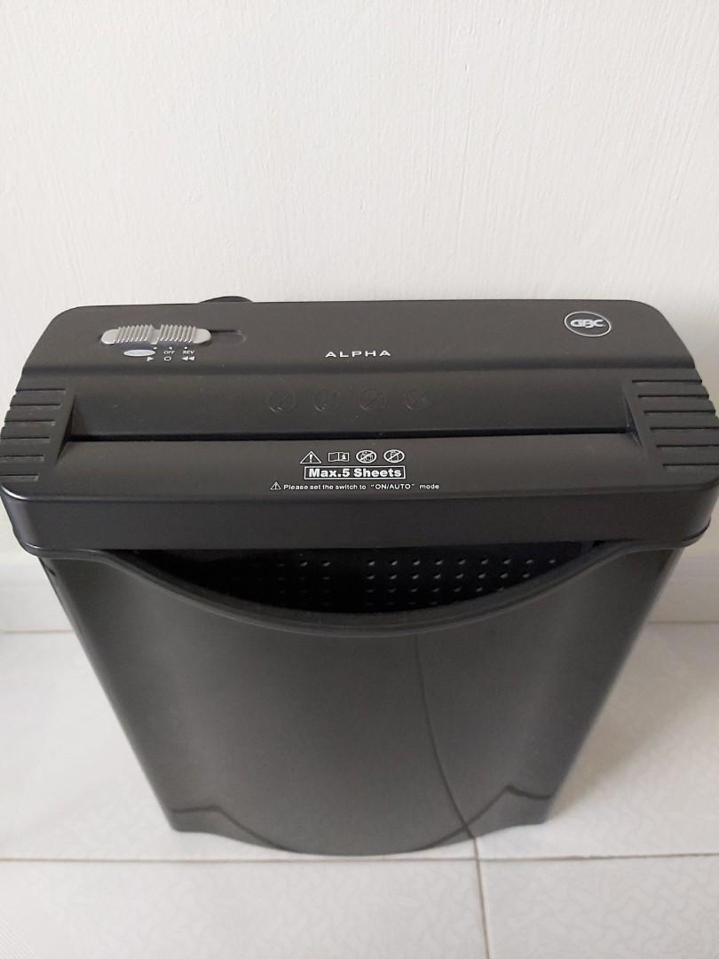 Paper Shredder (max 5 sheets at one time), Computers & Tech, Printers ...