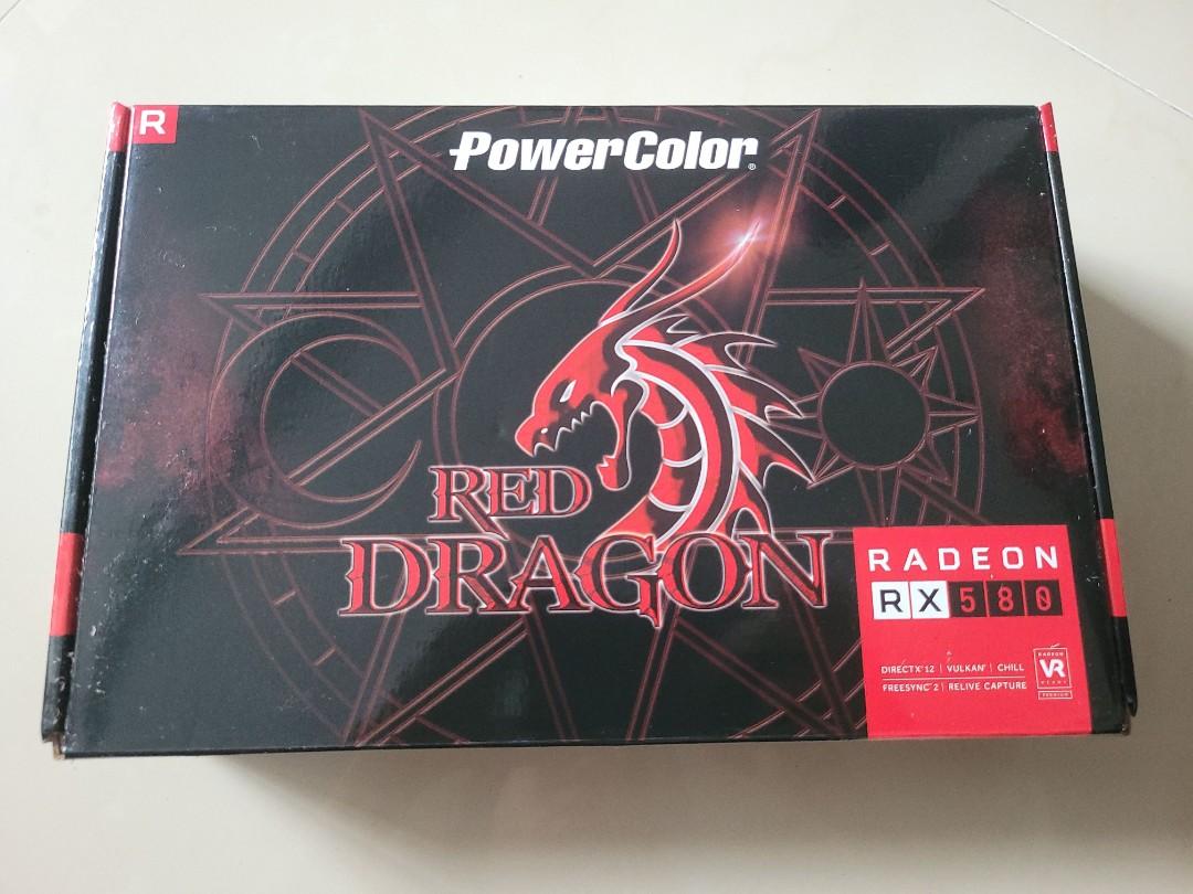 Powercolor Red Dragon RX580 8Gb, Computers & Tech, Parts & Accessories ...