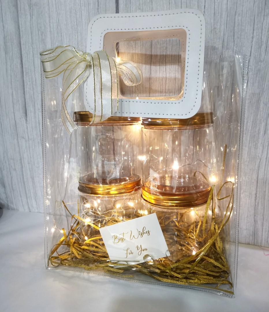 Hari Raya gifting packaging, Gift packaging, Transparent gift bag Gift ...