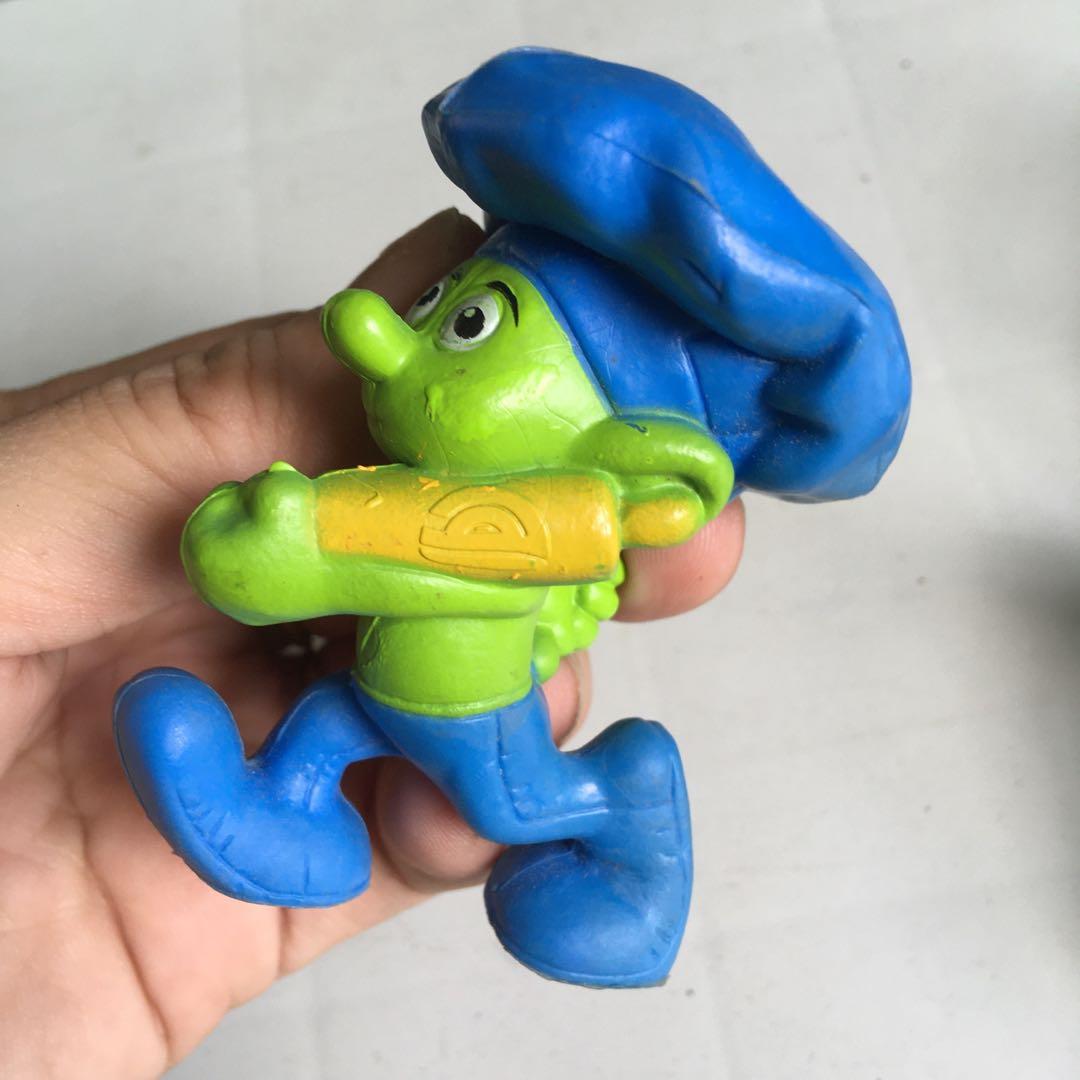 Rare Green Smurf, Hobbies & Toys, Toys & Games on Carousell