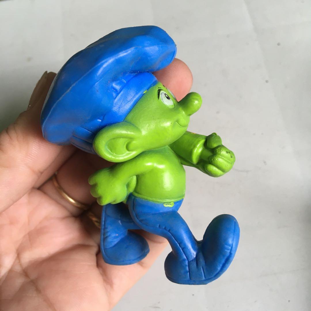 Rare Green Smurf, Hobbies & Toys, Toys & Games on Carousell