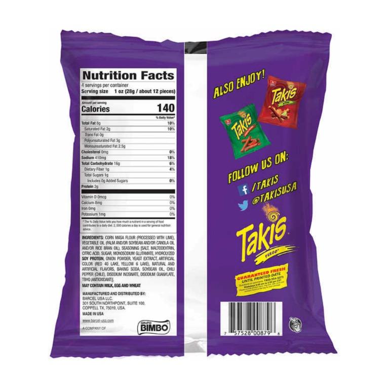 [Ready SG Stock] (3 Packs, 4 Oz. (113g) per pack) Takis Fuego Extreme ...