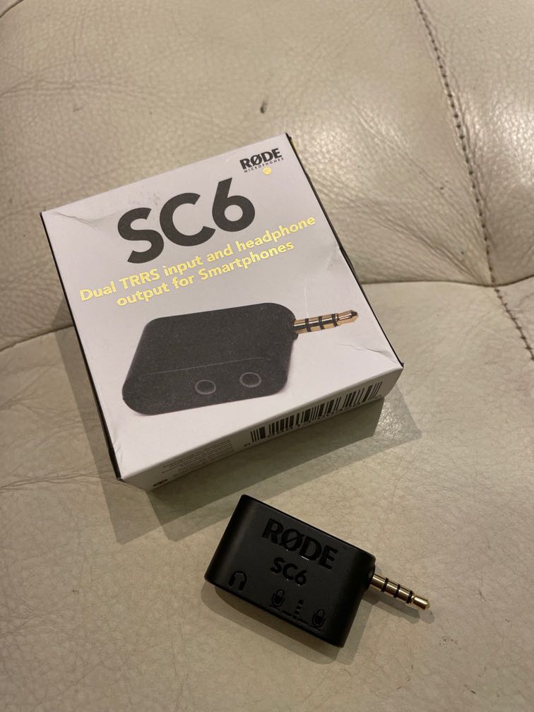 RODE SC6 Dual TRRS input and headphone output for smartphones, Audio ...