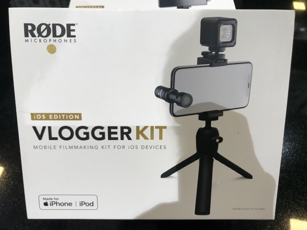 Rode Vlogger Kit iOS Edition Filmmaking Kit for Mobile Devices with ...