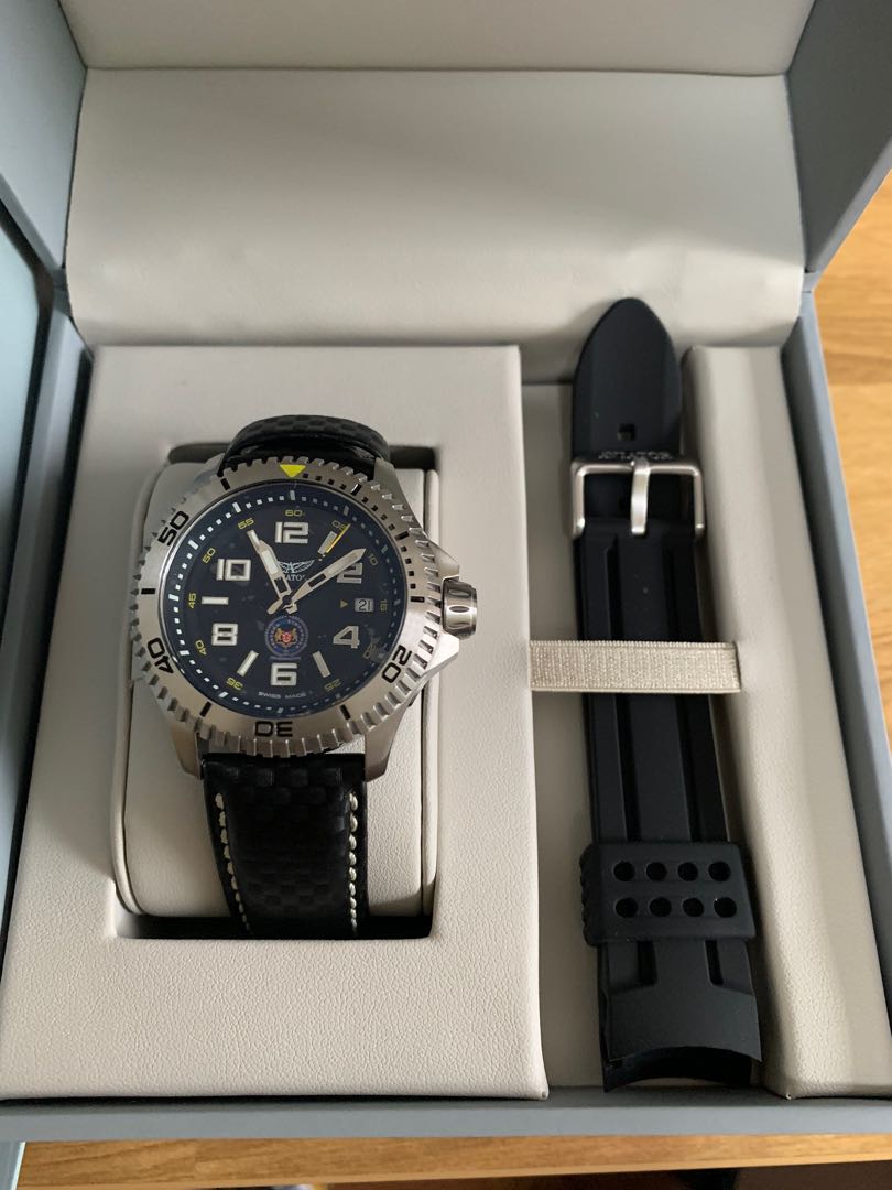 SAF Aviator Swiss made watch, Luxury, Watches on Carousell