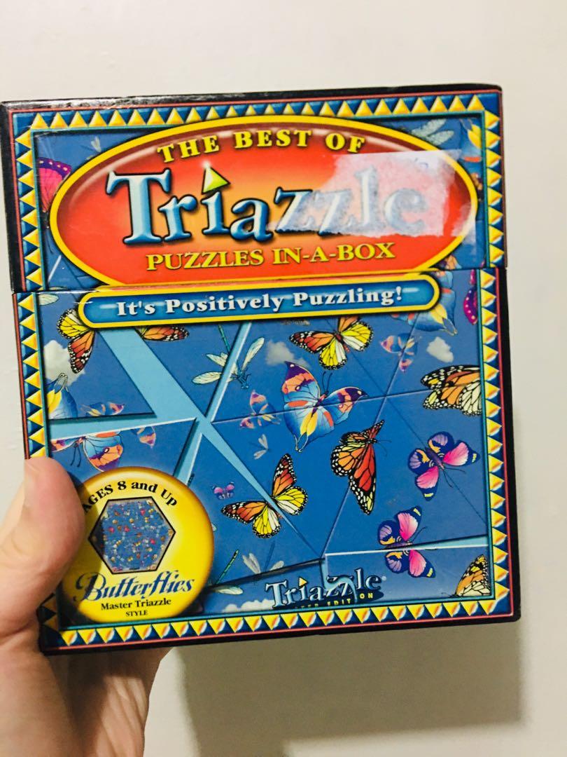 (Sealed) Triazzle Butterfly Puzzle for Girls and Adults, Hobbies & Toys ...