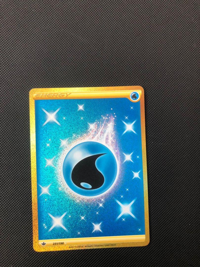 Secret Rare Water Energy - Pokemon Cards, Hobbies & Toys, Toys & Games ...