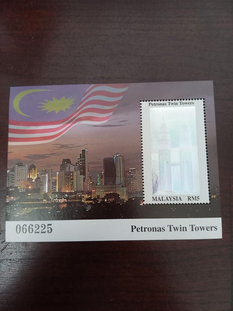 Setem mini Petronas Twin Tower, Hobbies & Toys, Collectibles & Memorabilia, Stamps & Prints on ...