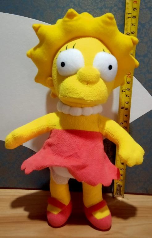 SIMPSONS Lisa Simpsons Plush - PRELOVED, Hobbies & Toys, Toys & Games ...