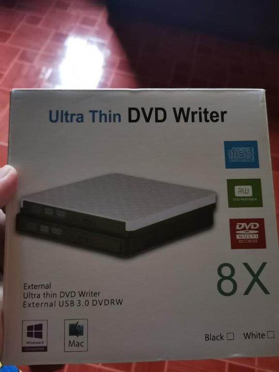 Slim Portable USB 3.0 DVD-RW External DVD Drive DVD, Computers & Tech ...