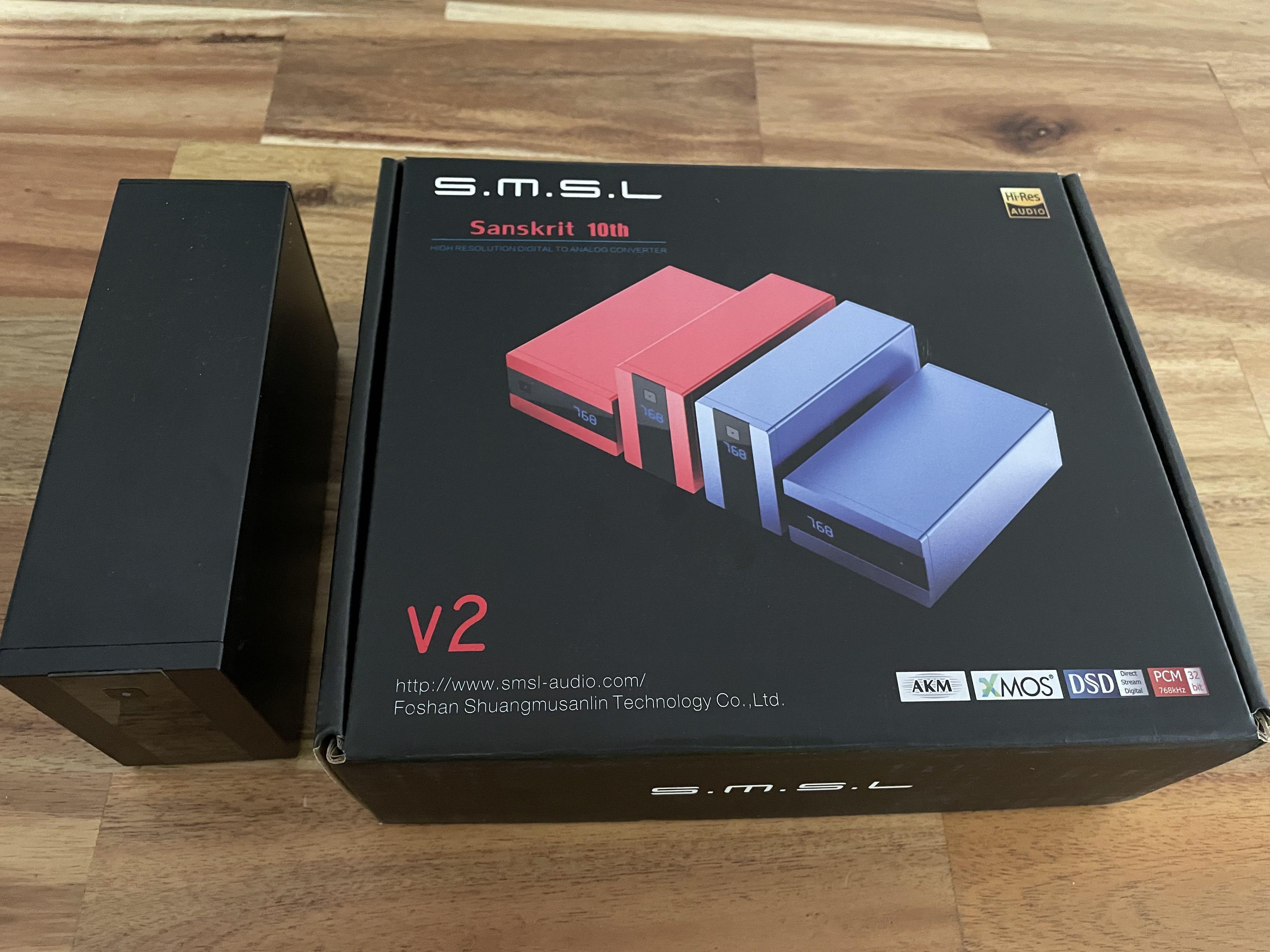SMSL Sanskrit 10th MK2 DAC Digital to Analog audio converter, Audio ...
