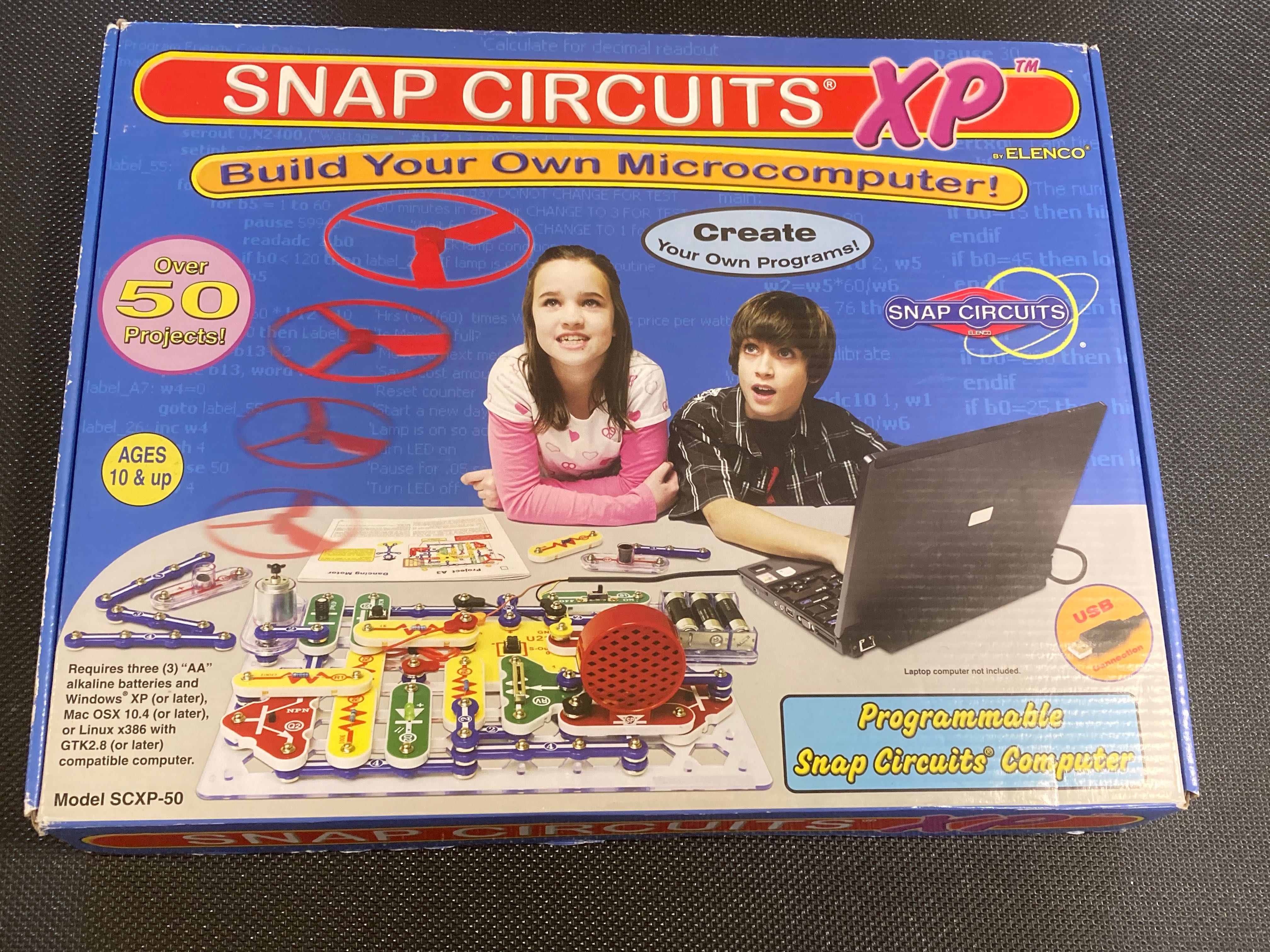 Snap circuit XP - build your own micro computer., 興趣及遊戲, 玩具 & 遊戲類 ...