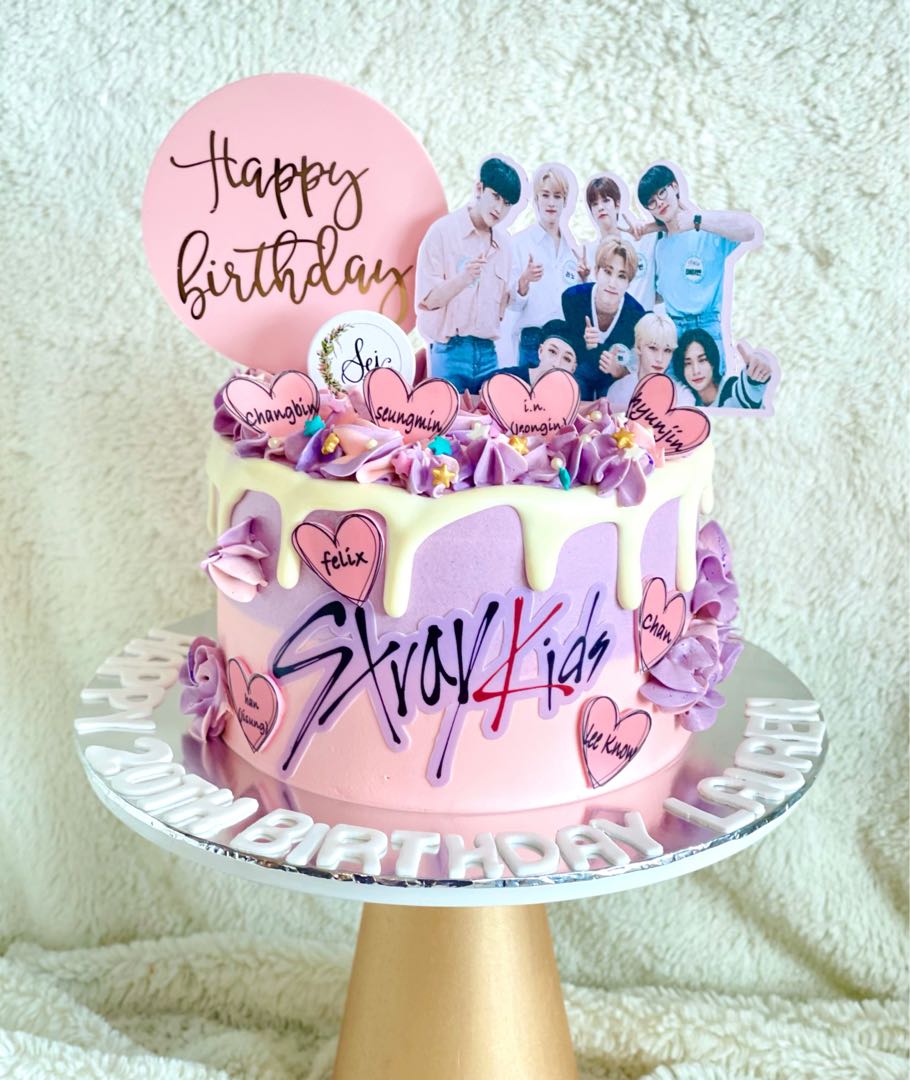 Straykids kpop cake, Food & Drinks, Homemade Bakes on Carousell
