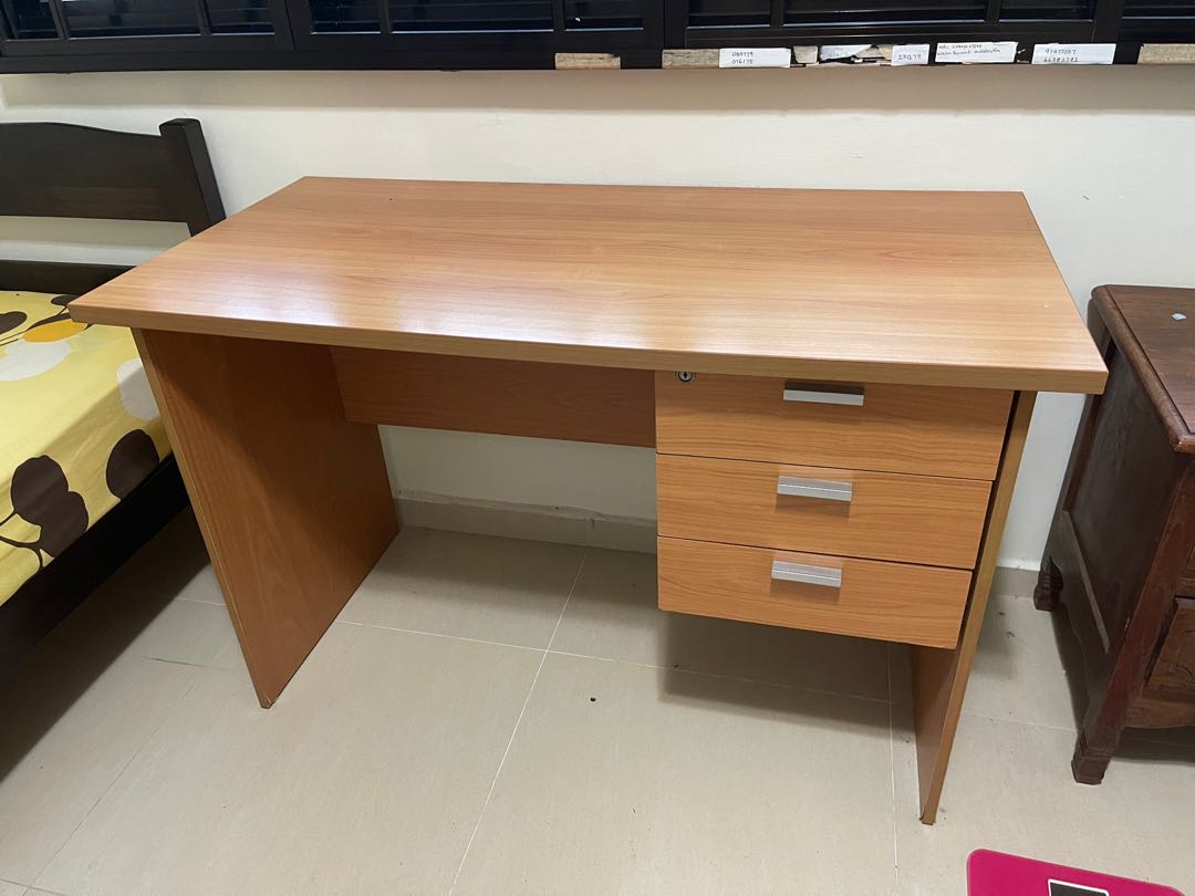 Study Table 1m Length, Furniture & Home Living, Furniture, Tables ...