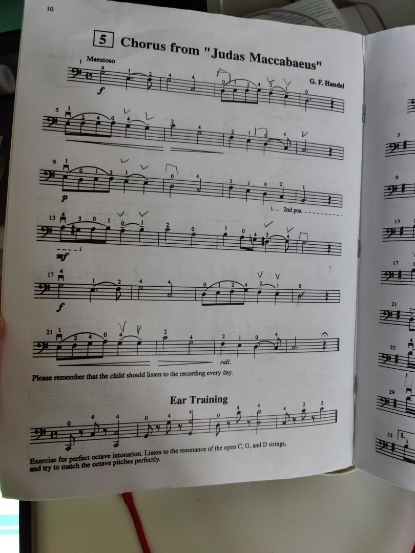 Suzuki Cello book 2, Hobbies & Toys, Music & Media, Music Scores on ...