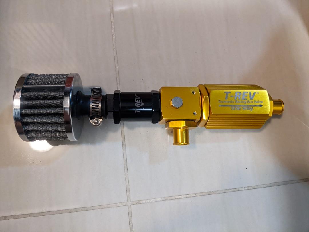 Teramoto T-rev One way eco valve, Car Accessories, Accessories on Carousell