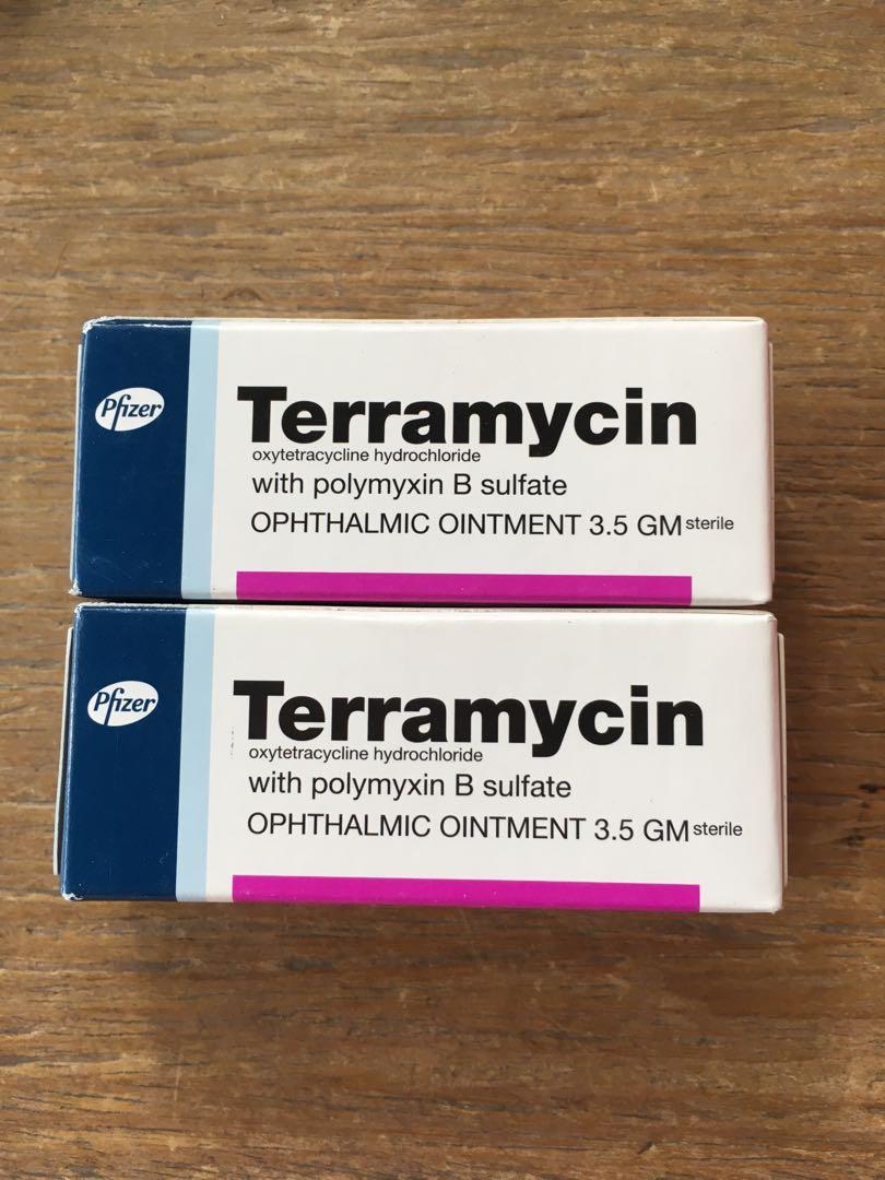 Terramycin Eye Ointment 3.5g, Everything Else on Carousell