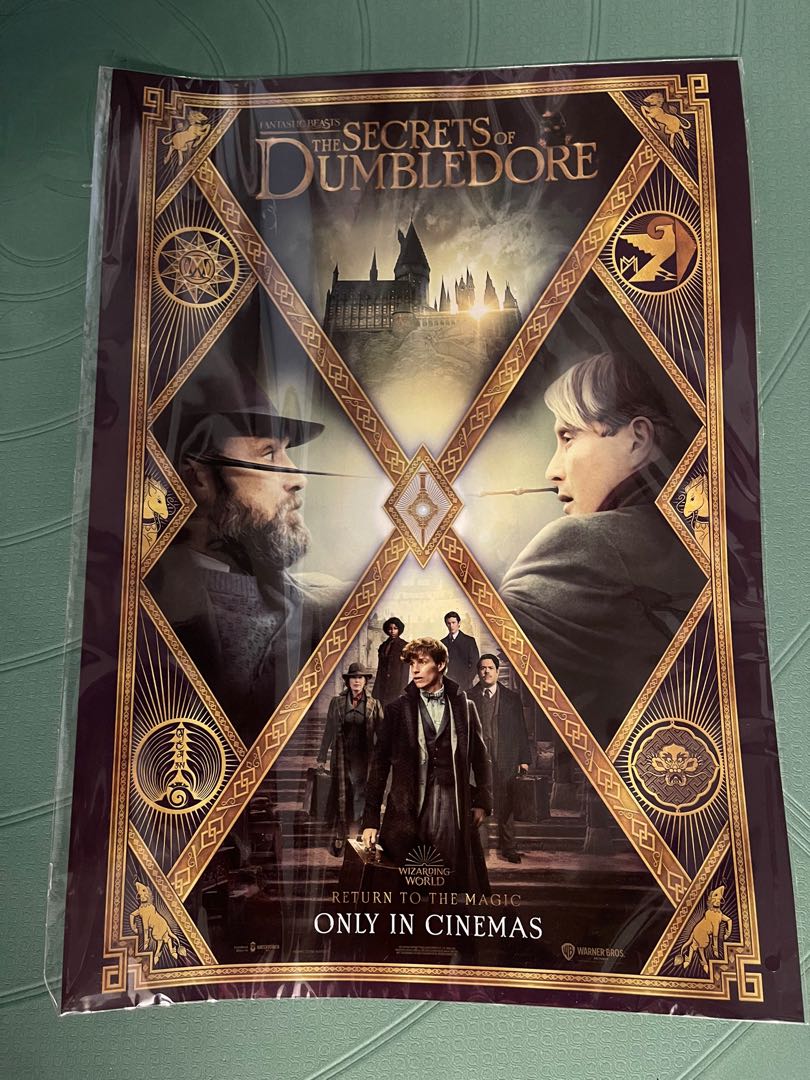The Secrets of Dumbledore poster, Hobbies & Toys, Memorabilia ...