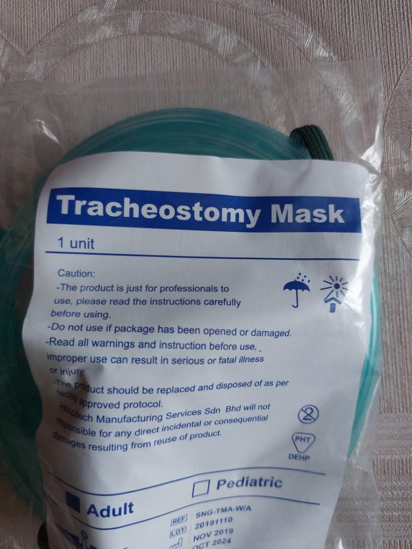 Tracheostomy Mask, Health & Nutrition, Face Masks & Face Shields on ...