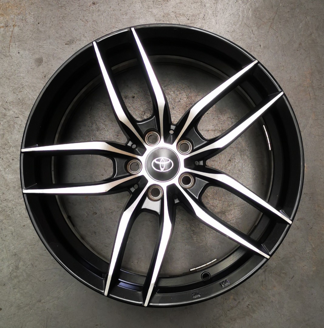 Used 17" Toyota Rims, Car Accessories, Tyres & Rims on Carousell