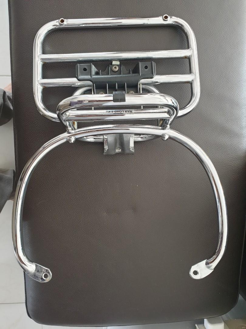 Vespa GTS 300 rear rack, Motorcycles, Motorcycle Accessories on Carousell