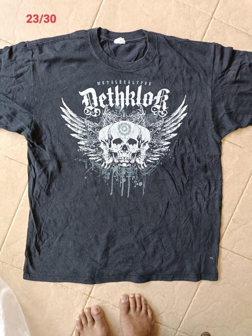 vint metalocalypse dethklok, Men's Fashion, Tops & Sets, Tshirts & Polo ...