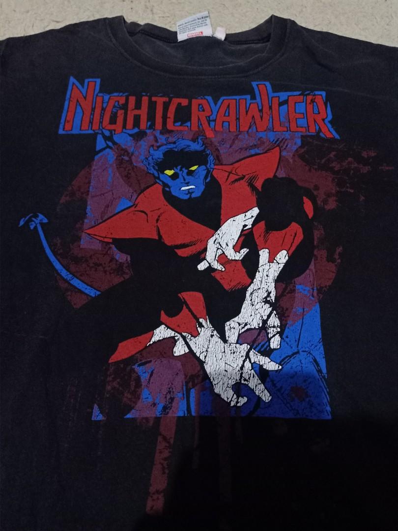 Vintage Marvel The Nightcrawler, Men's Fashion, Tops & Sets, Tshirts ...