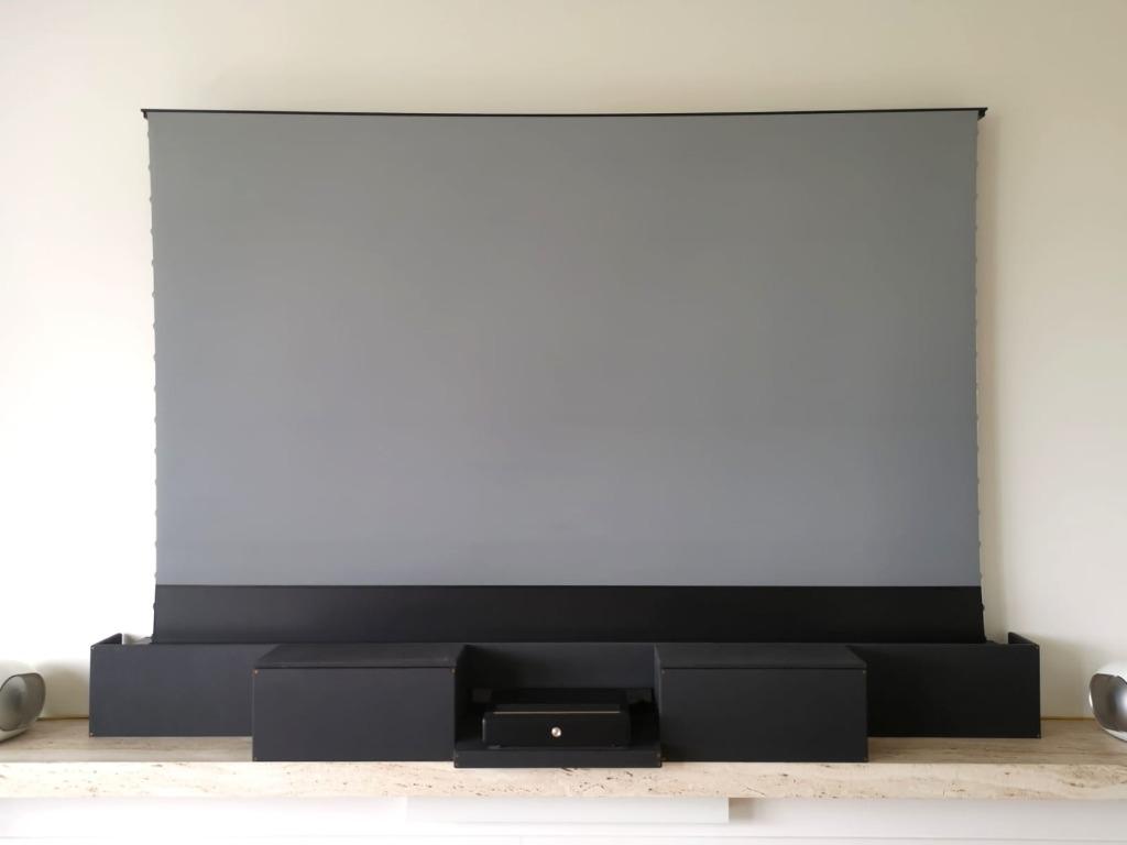 VIVIDSTORM S PRO 120" Motorized Floor Rising ALR Screen for UST ...