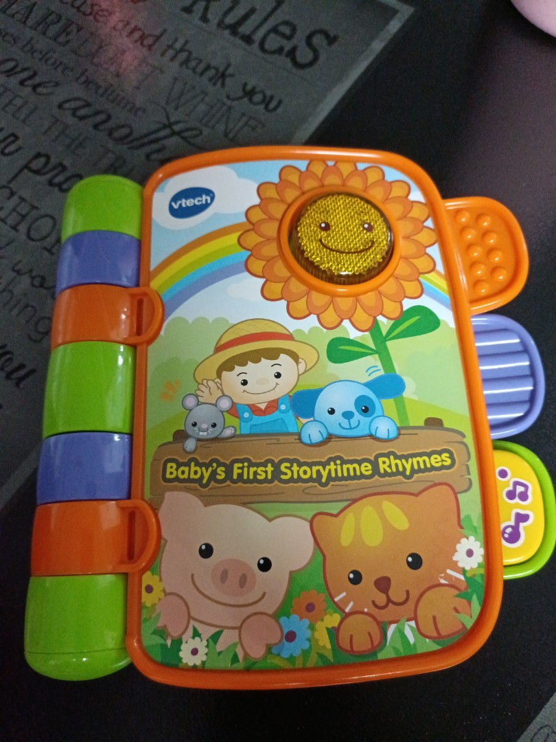Vtech baby first storytime rhymes, Babies & Kids, Infant Playtime on ...