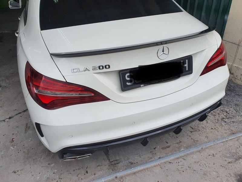 W117 FULL BODYKIT FRONT BUMPER BOOT LIP SIDE SKIRT REAR DIFFUSER GRILLE ...