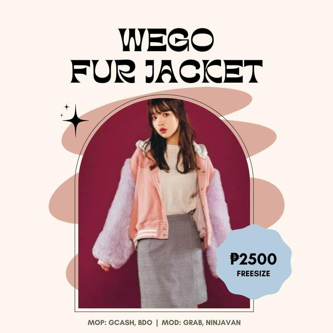 WEGO Japan Pastel Pink and Purple Fur Larme Kei Kawaii Ryousangata ...