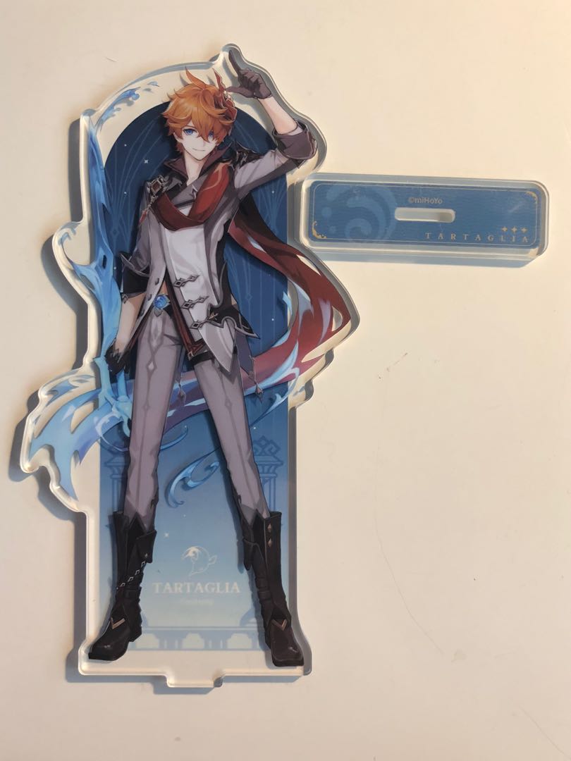(please help clear!) childe standee(genshin impact), Hobbies & Toys ...