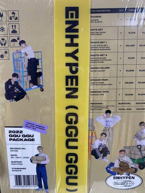 wts enhypen ggu ggu package 2022, Hobbies & Toys, Memorabilia ...