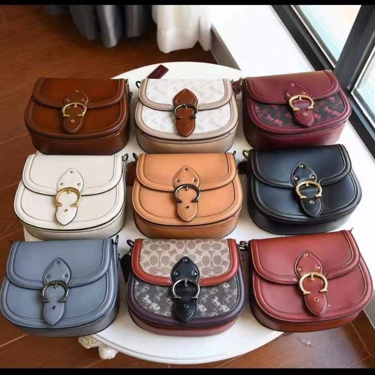 2 Straps C0749 C0747 C0745 Coach Beat Saddle Bag Women Crossbody Sling ...