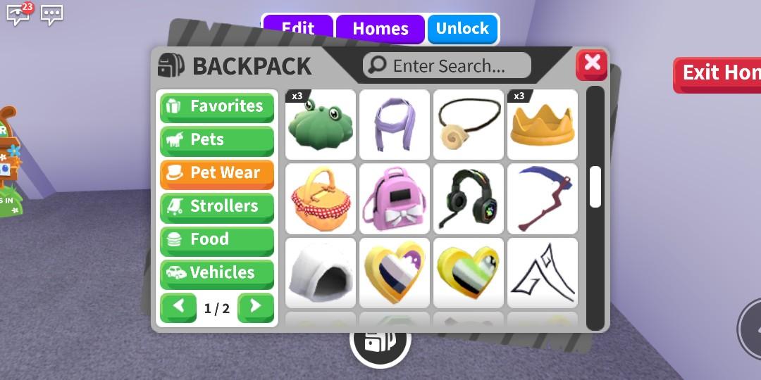 Roblox Adopt me pets wear, 興趣及遊戲, 玩具 & 遊戲類 - Carousell