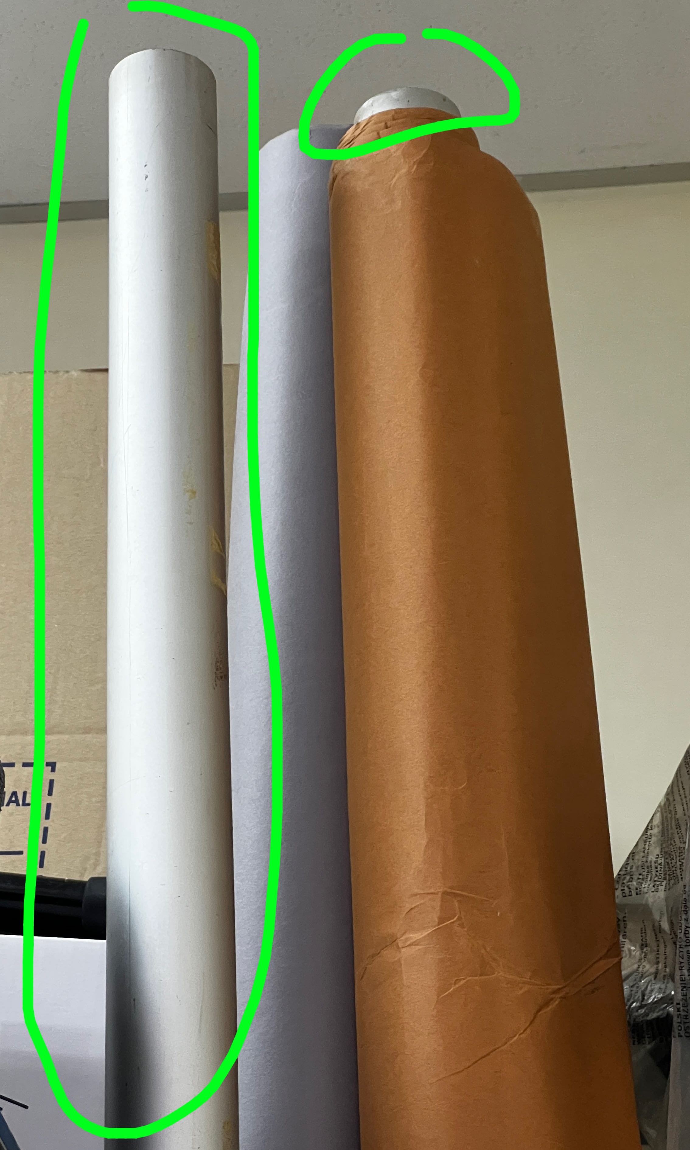 Aluminium core pole for photography studio backdrop paper, Photography ...