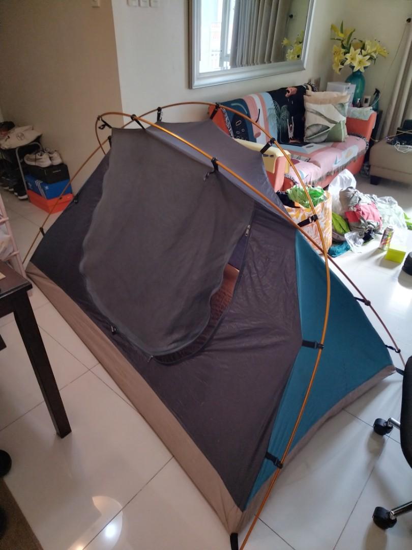 Apexus hybrid tent (good for 1-2 pax), Sports Equipment, Hiking ...