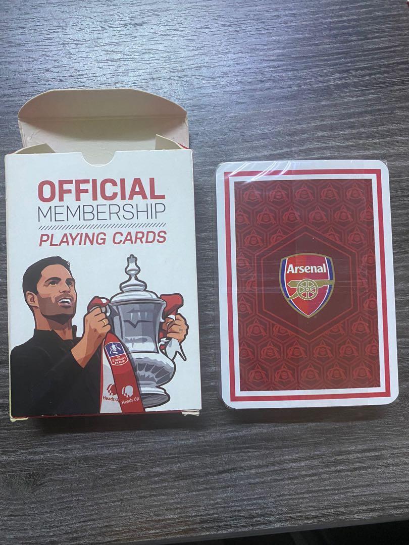 Arsenal Official Membership Playing Cards, Hobbies & Toys, Collectibles ...