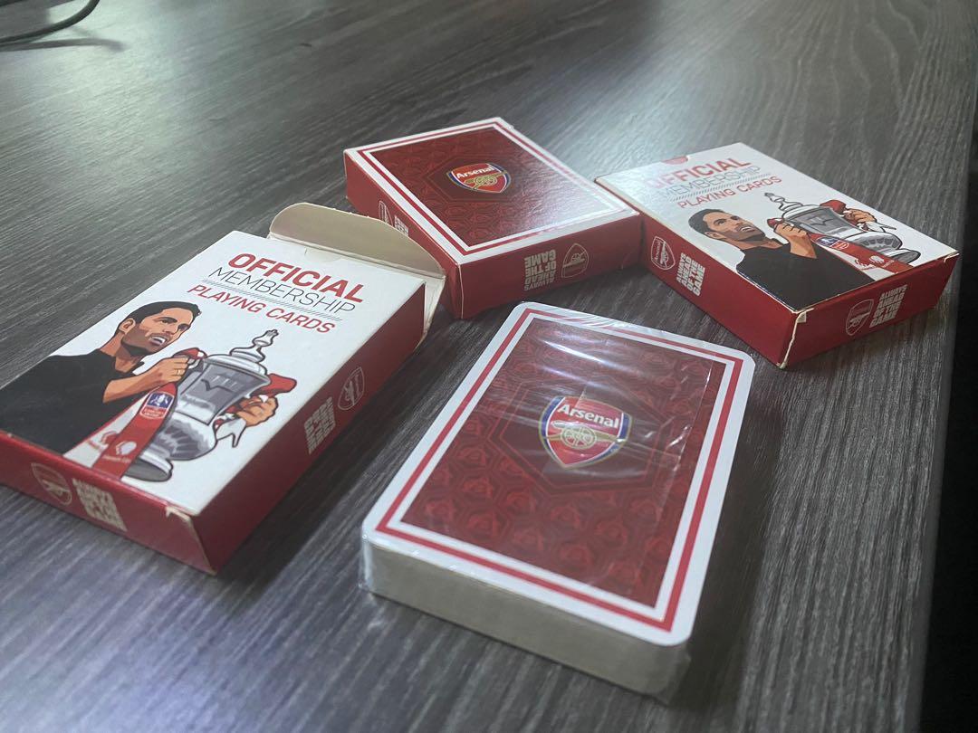 Arsenal Official Membership Playing Cards, Hobbies & Toys, Collectibles ...