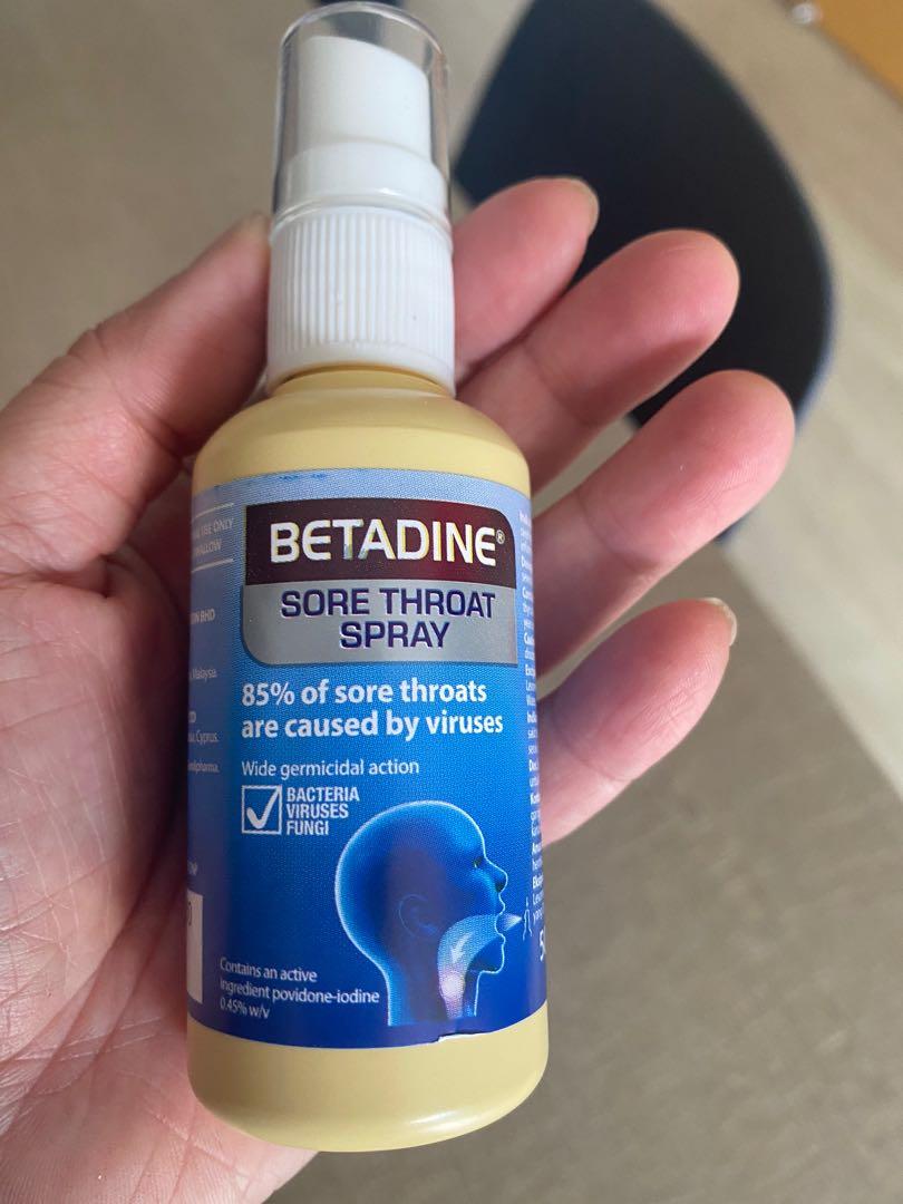 Betadine Throat Spray, Beauty & Personal Care, Oral Care on Carousell