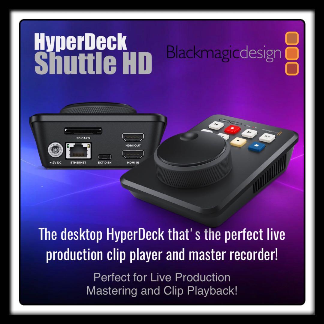 Blackmagic Design HyperDeck Shuttle HD, Photography, Photography ...