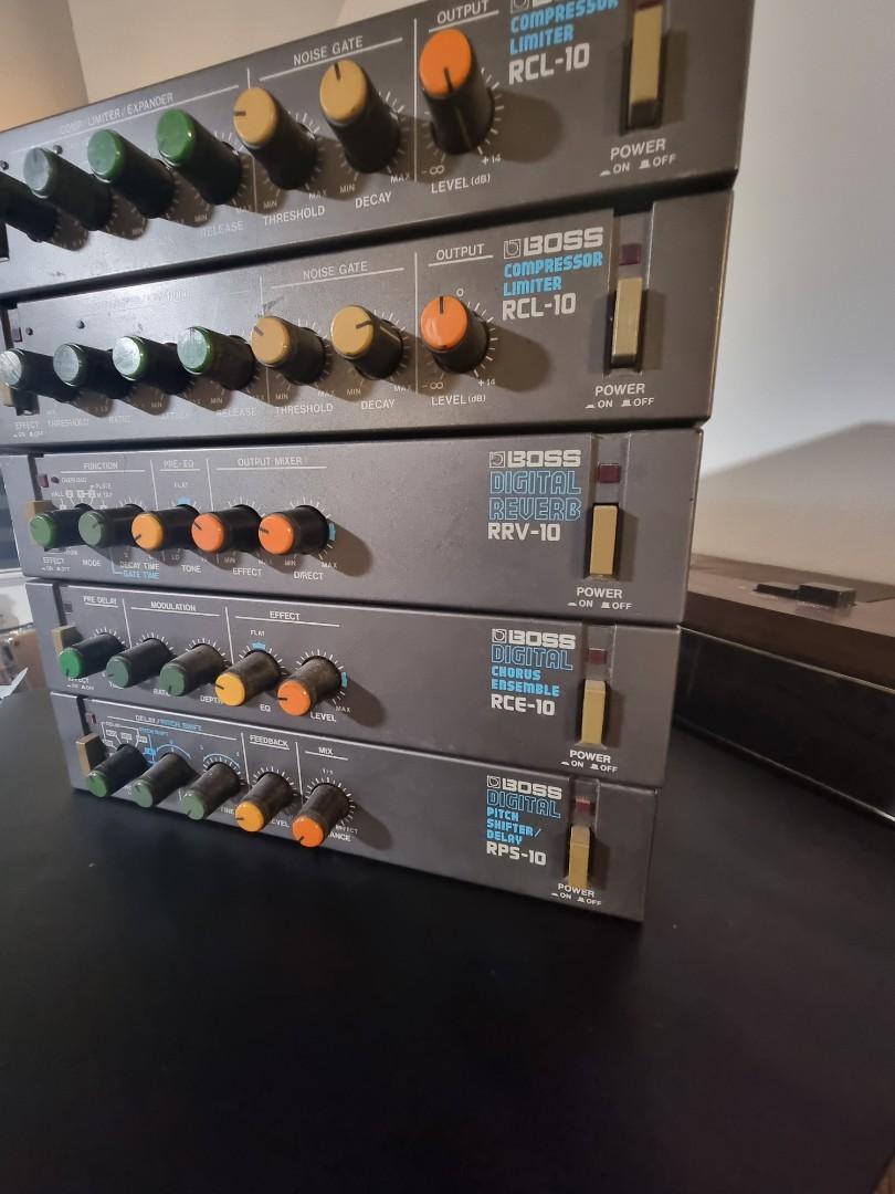 Boss japan micro rack rcl-10 rrv-10 rce-10 rps-10 for electric guitar ...