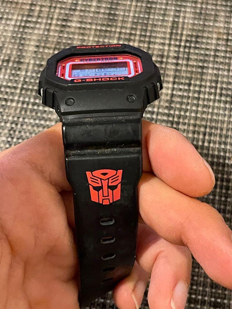 Casio 變形金剛特別版 絕版 G-SHOCK Transformers Cybertron DW-5600VT limited ...