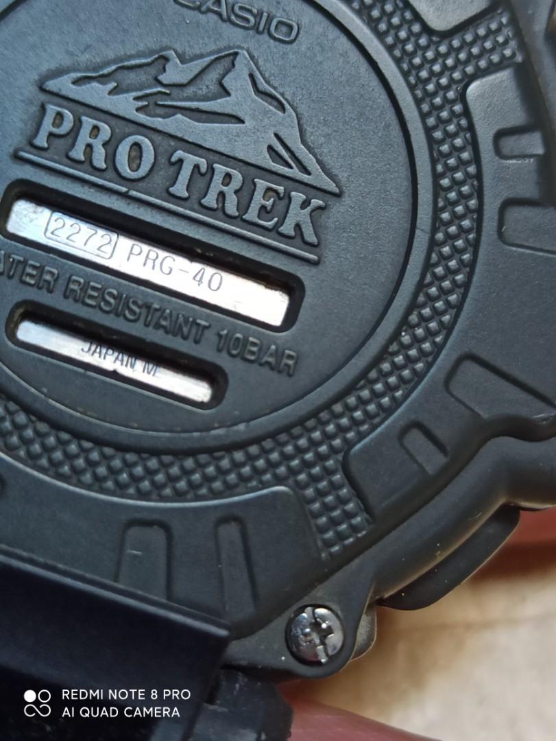 casio PROTREK PRG- 40行山錶正常made in japan八成新, 兒童＆孕婦用品, 外出用品, 其他外出用品 ...