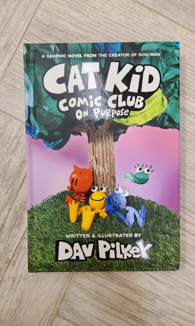 Cat Kid Comic Club 3 On Purpose, 興趣及遊戲, 書本 & 文具, 漫畫 - Carousell