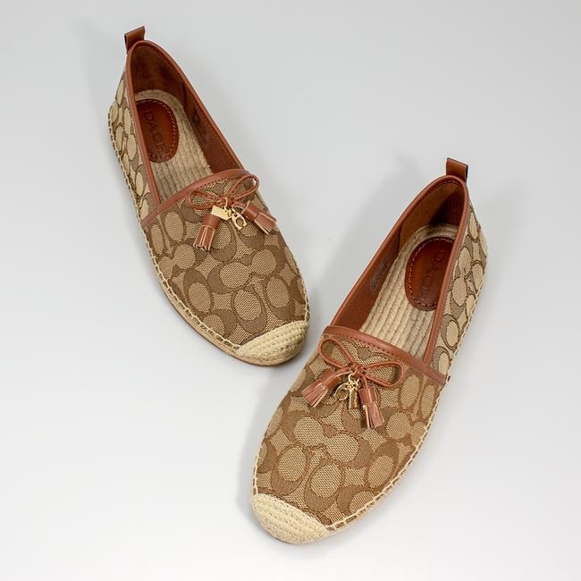 Coach Women's Carson Signature Jacquard Espadrille Loafers - Khaki ...
